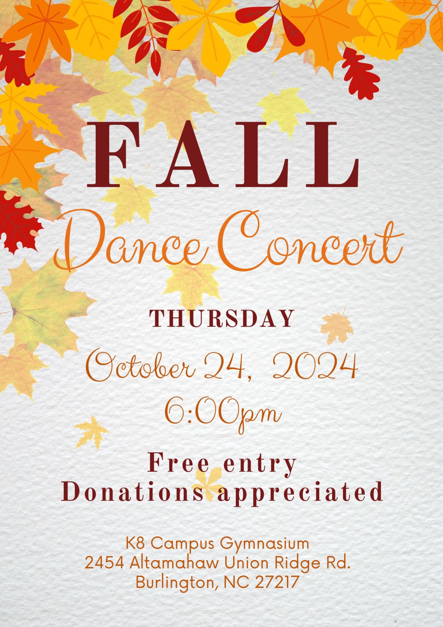 Join us for an exciting evening of movement and artistry at our fall ...